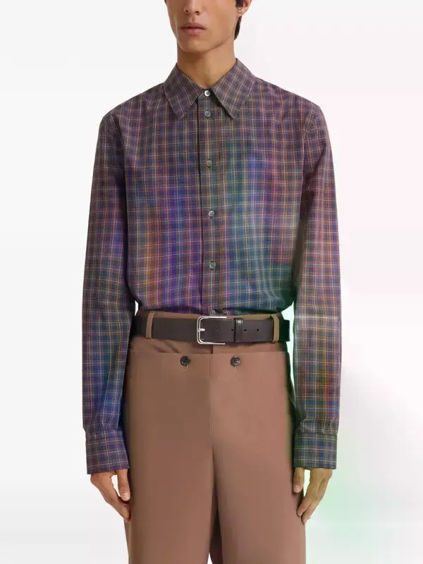 Marni Checked Cotton Shirt