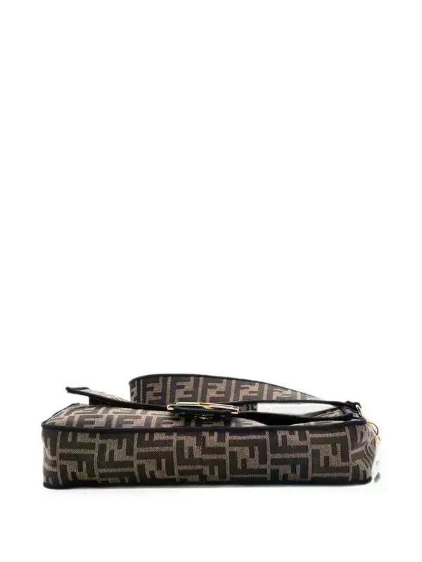 Fendi Baguette Nm Bag Zucca Canvas Shoulder Bag