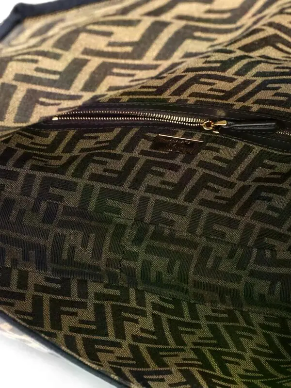 Fendi Baguette Nm Bag Zucca Canvas Shoulder Bag