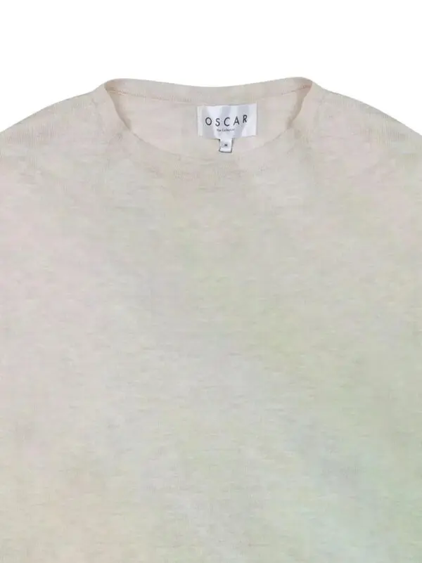 OSCAR THE COLLECTION Drop-shoulder Fine Knit Sweater