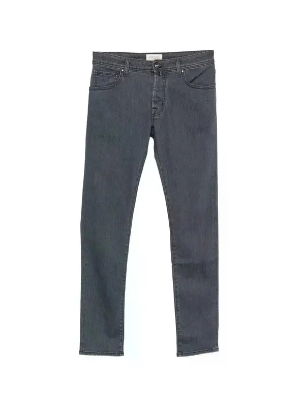 Jacob Cohen Logo-patch Straight-leg Jeans