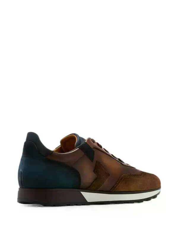 Magnanni Panelled Leather Sneakers
