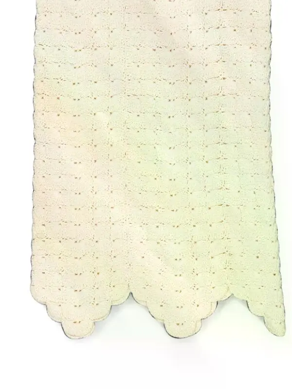 Escvdo Safi Abanico Crochet-stitch Trousers