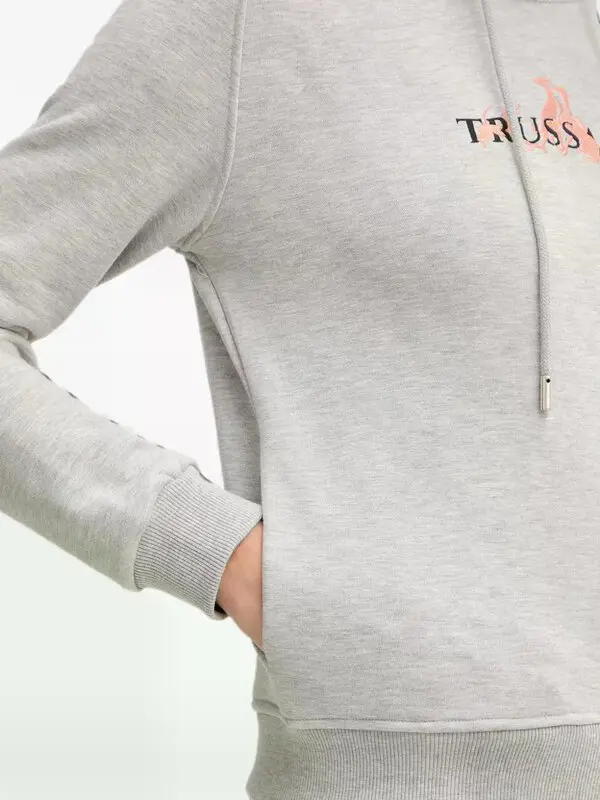 TRUSSARDI Logo Detail Hoodie