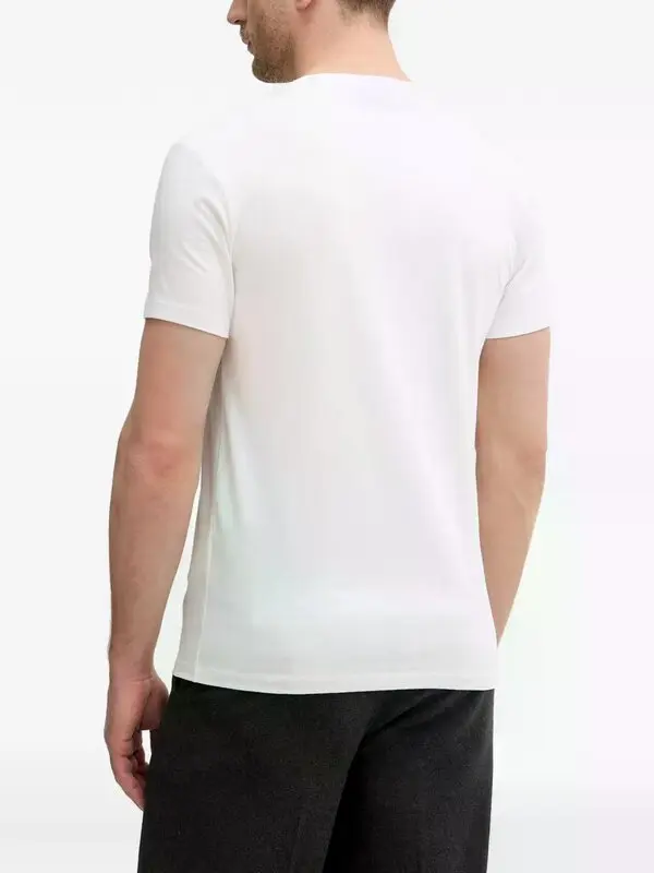 TRUSSARDI Logo-embroidered T-shirt