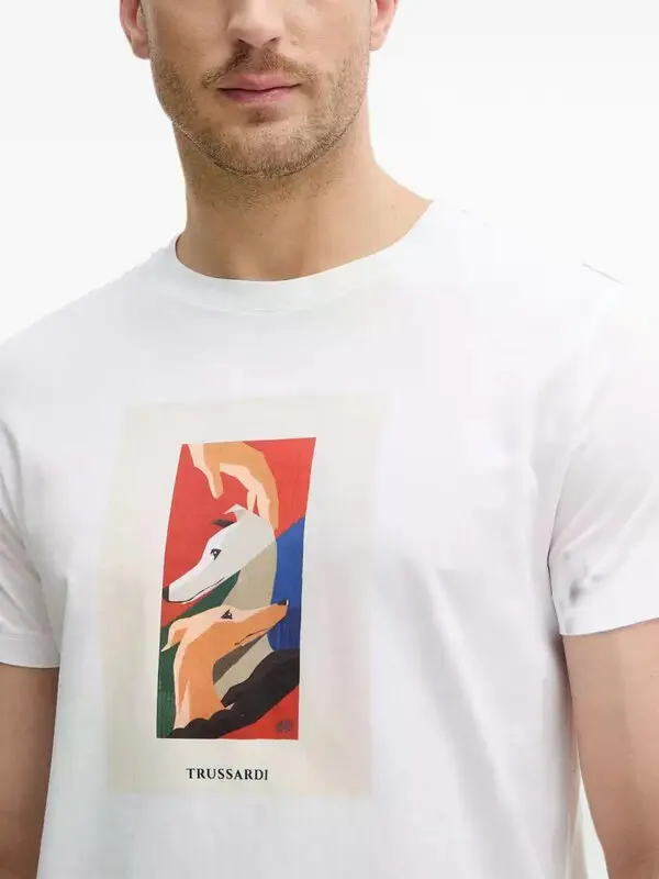 TRUSSARDI Graphic-print T-shirt