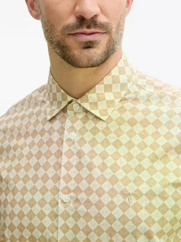 TRUSSARDI Check-pattern Shirt