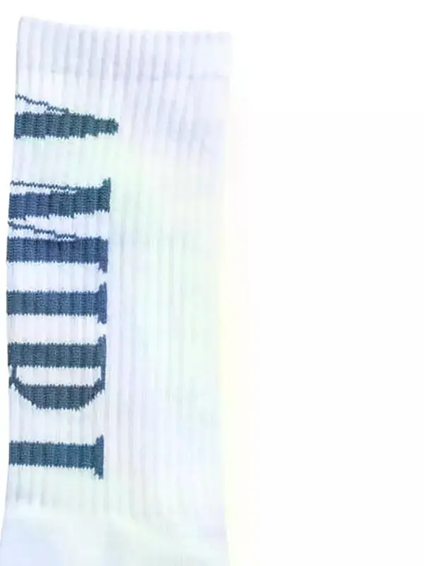 Amiri Logo Print Crew Socks