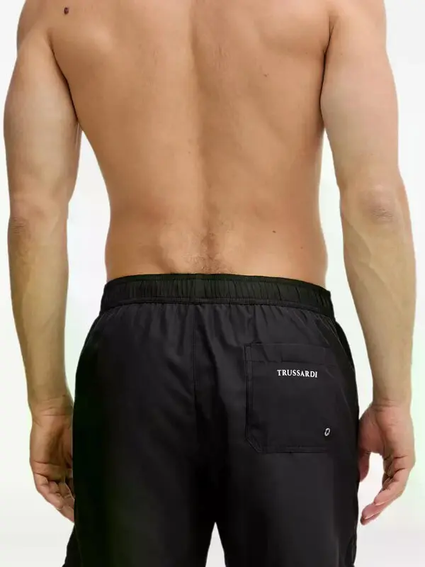 TRUSSARDI Logo-print Drawstring Swim Shorts