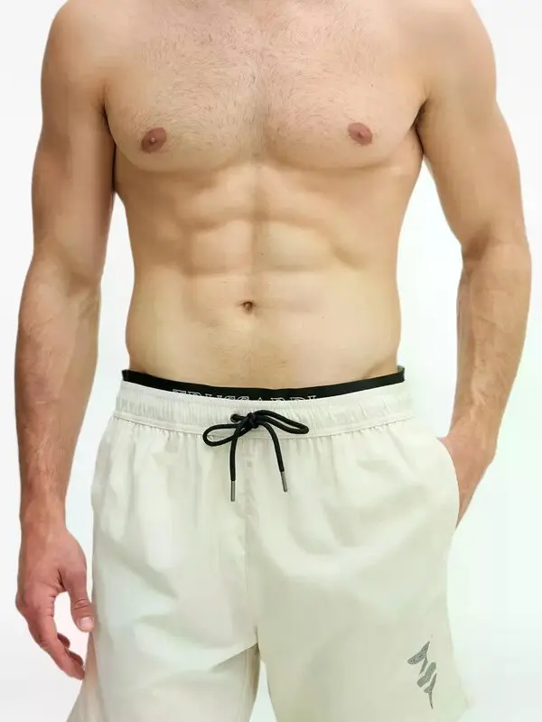 TRUSSARDI Logo-print Drawstring Swim Shorts