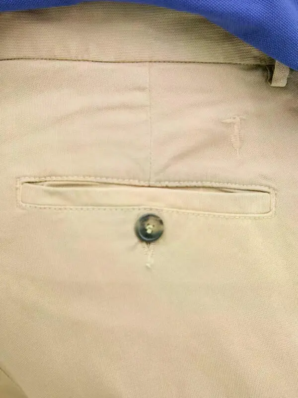TRUSSARDI Logo-embroidered Chinos Trousers