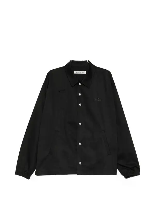 Undercover Logo Patched Press-stud Coach Jacket
