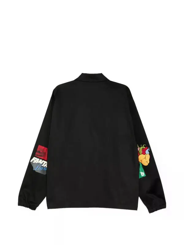 Undercover Logo Patched Press-stud Coach Jacket