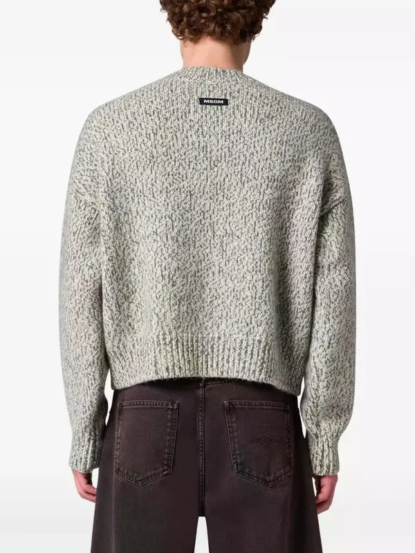 MSGM Argyle-pattern Sweater