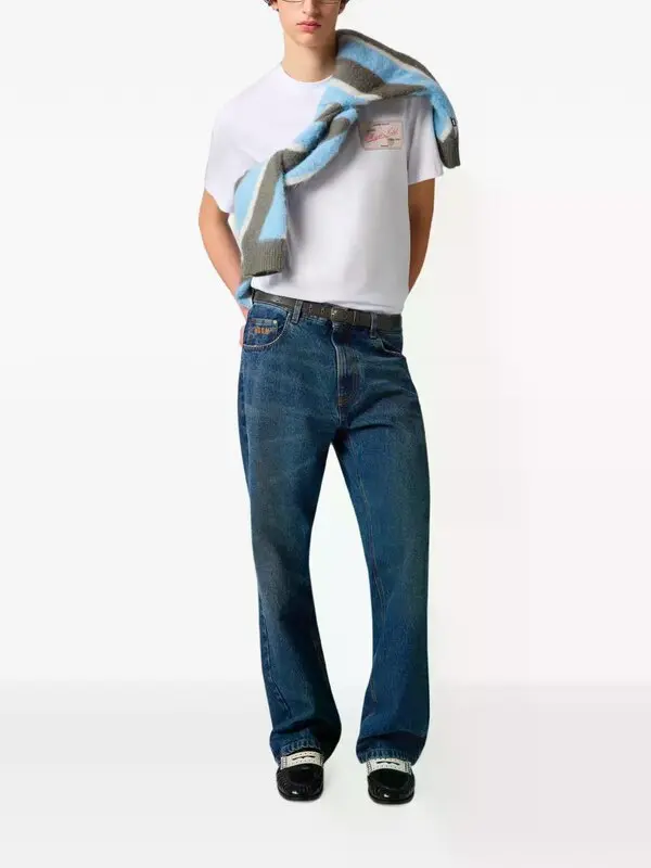 MSGM Diagonal-stripe Sweater