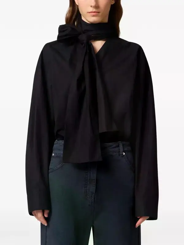 MSGM Bow-detail Pussy-bow Blouse