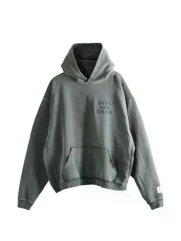 GALLERY DEPT. Embossed Logo-patch Hoodie - Grey