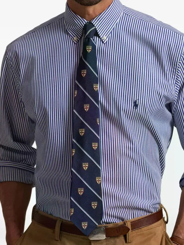 Polo Ralph Lauren Striped Pony Shirt - Blue