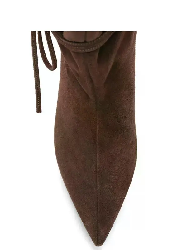 ODISSI Pointed-toe Tie-fastening Boots