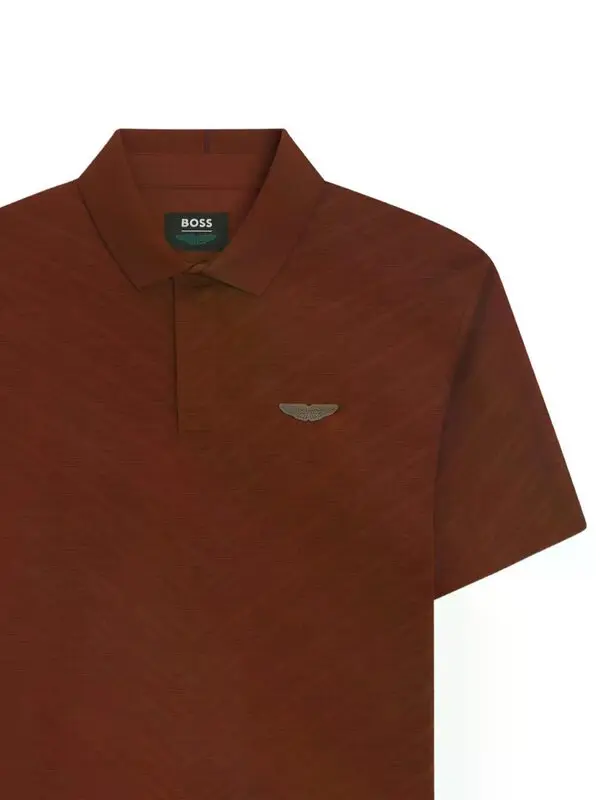 BOSS Logo-plaque Polo Shirt