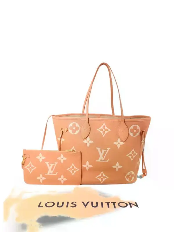 LOUIS VUITTON Mm Neverfull Monogram Empreinte Tote Bag