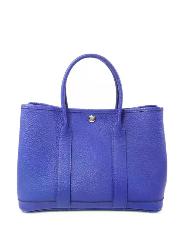 Hermès Tpm Garden Party Tote Bag - Blue