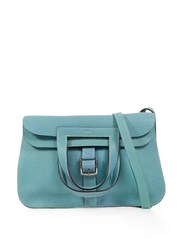 Hermès Halzan Shoulder Bag - Blue