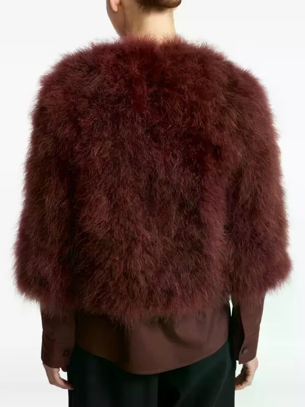 YVES SALOMON Feather-embellished Jacket