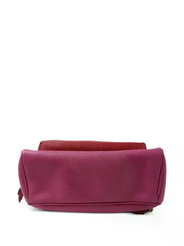 Gucci Gg Logo Leather Backpack - Pink
