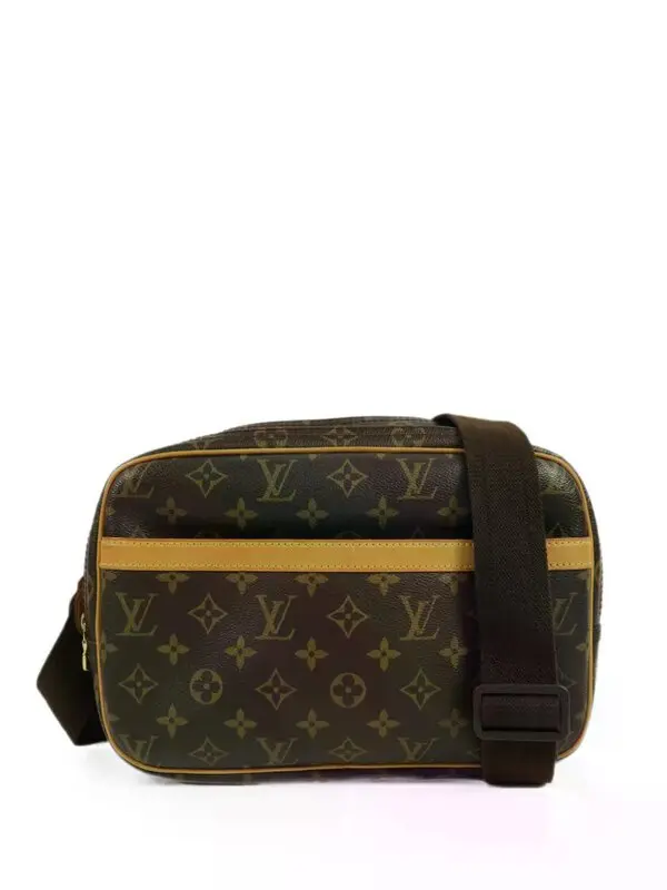 LOUIS VUITTON Monogram Canvas Shoulder Bag - Brown
