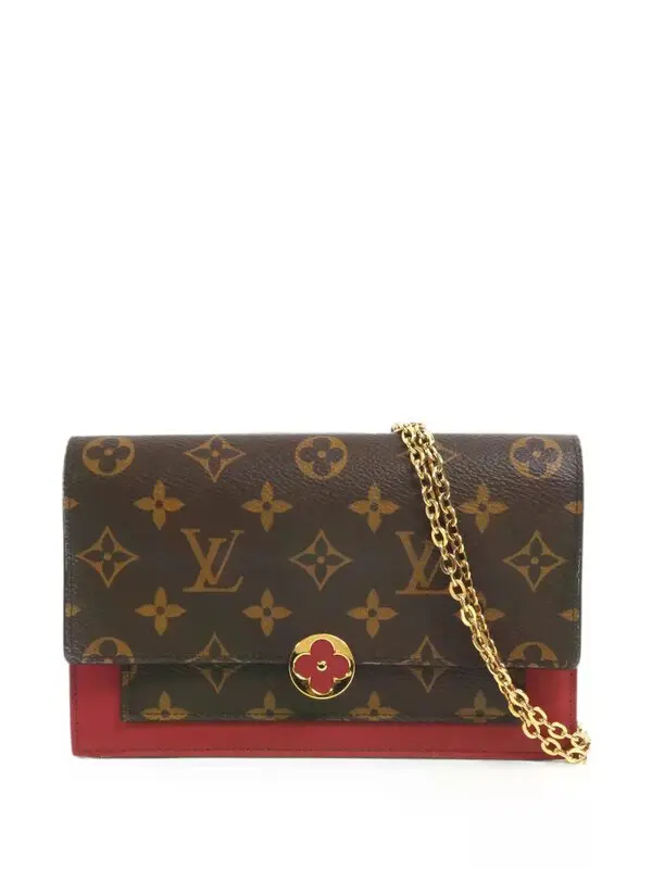 LOUIS VUITTON Portefeuille Flore Shoulder Bag - Brown