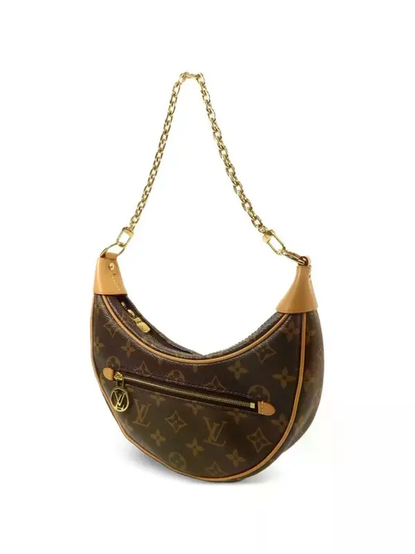 LOUIS VUITTON Monogram Loop Shoulder Bag - Brown
