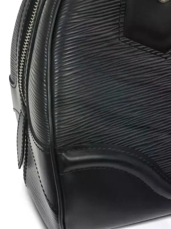 LOUIS VUITTON Epi Bowling Montaigne Tote Bag - Black