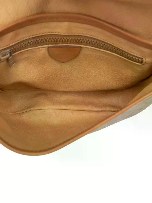 Celine 2007 Macadam Coated Canvas Crossbody Bag