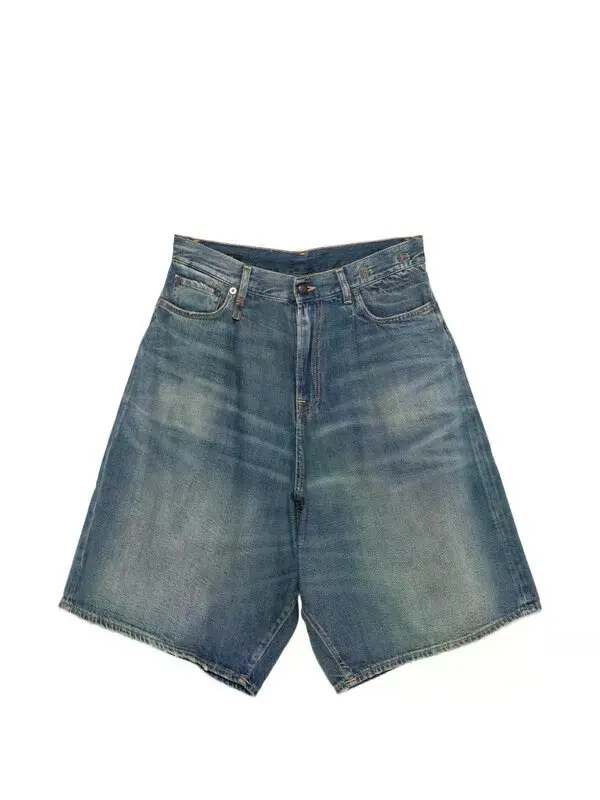 R13 Jesse Denim Shorts - Blue