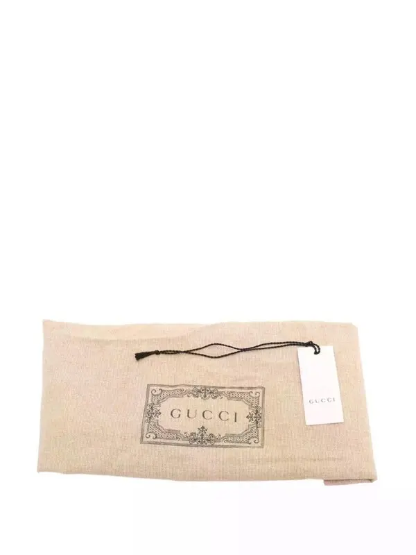 Gucci Matelassé Gg Small Leather Satchel - Black