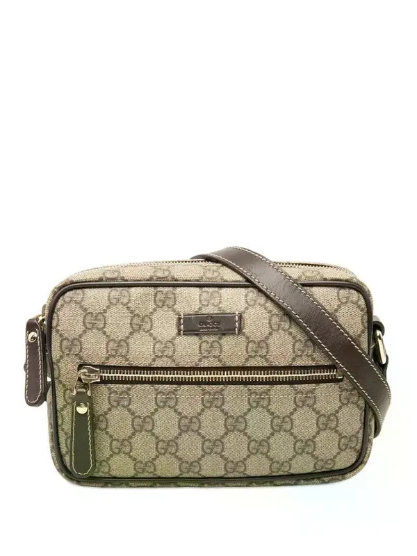 Gucci 2000-2015 Gg Supreme Crossbody Bag - Neutrals