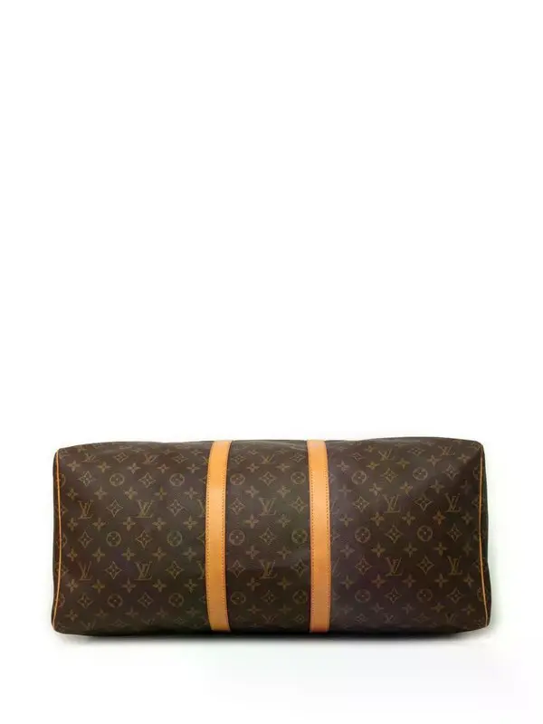 LOUIS VUITTON 2001 Monogram Keepall 55 Travel Bag