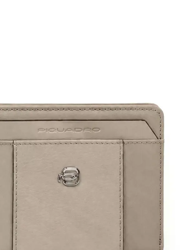 PIQUADRO Logo-plaque Leather Wallet