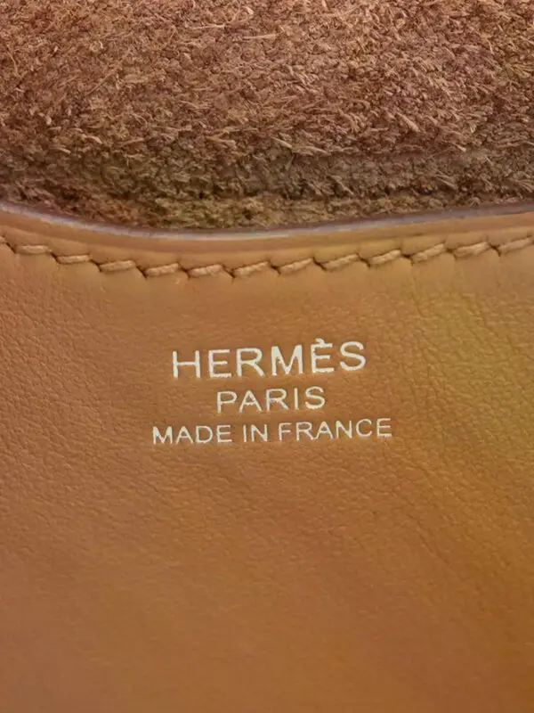 Hermès 2023 Clemence And Swift In The Loop 18 Handbag - Brown