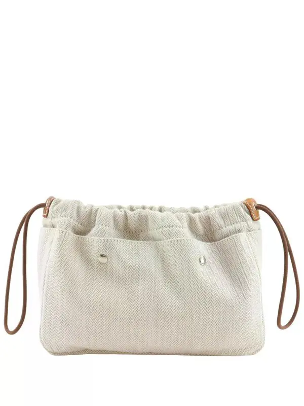 Hermès 2016 Toile And Barenia Fourbi 20 Pouch - Neutrals