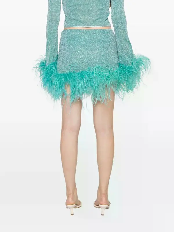 Oseree Lumiere Plumage Mini Skirt