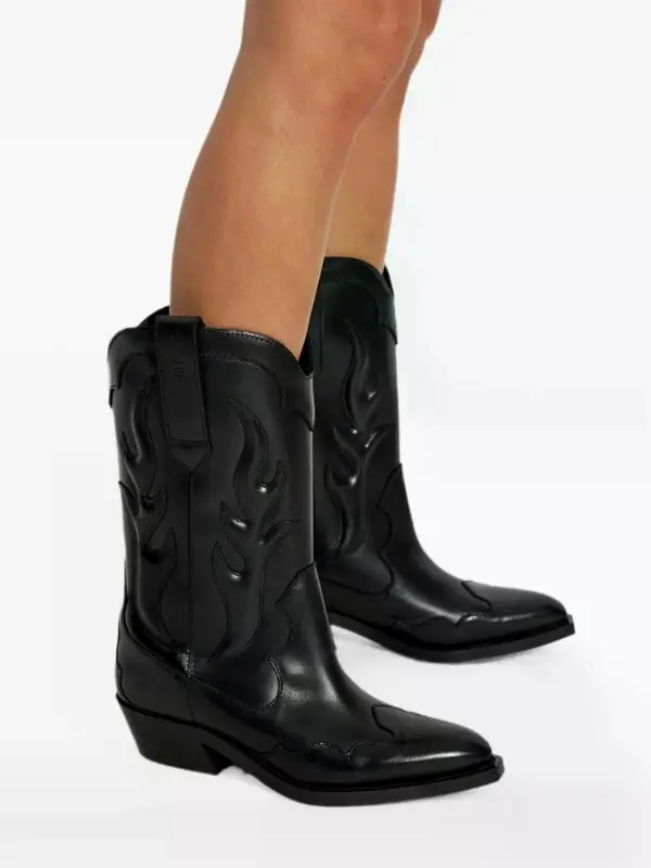 ALOHAS Calyx Flame-motif Boots