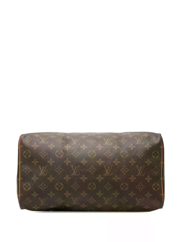 LOUIS VUITTON 1997 Monogram Speedy 35 Boston Bag - Brown