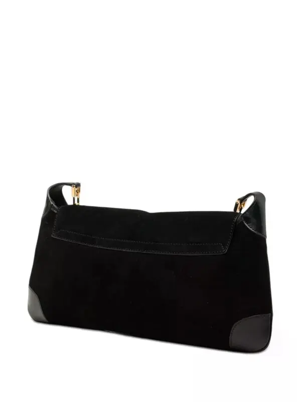 Gucci 2000-2015 Suede Tiger Head Shoulder Bag