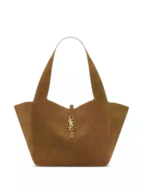 Saint Laurent Le 5 À 7 Small Bea Suede Bag - Brown
