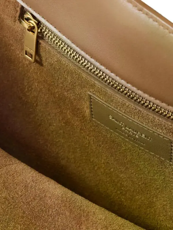 Saint Laurent Le 5 À 7 Small Bea Suede Bag - Brown