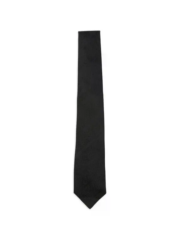 Tagliatore Textured Diagonal Stripe Neck Tie