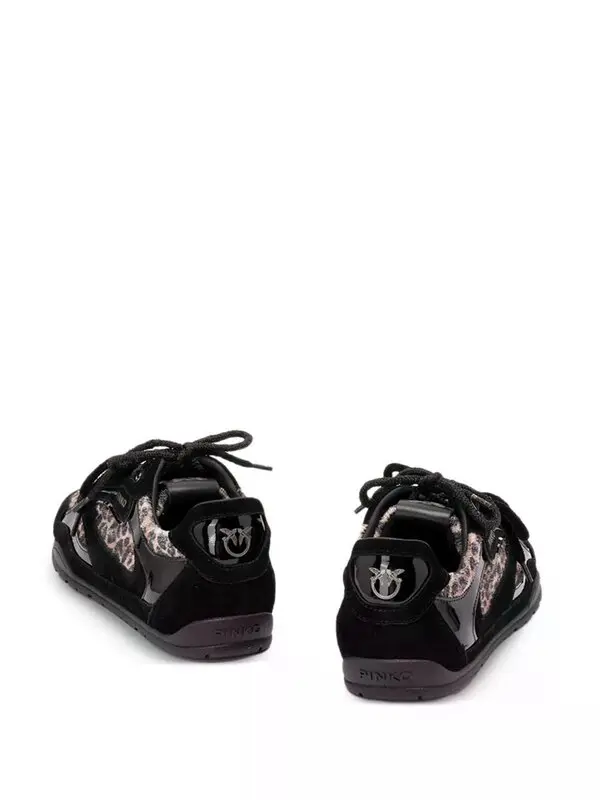 Pinko Yulia 01 Leopard-print Panelled Sneakers