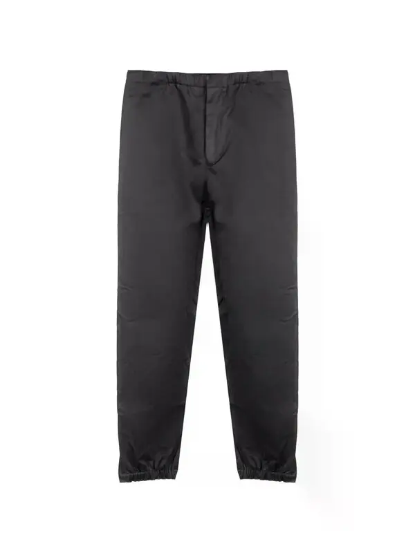 JIL SANDER Elasticated-waistband Zip-cuff Trousers - Black